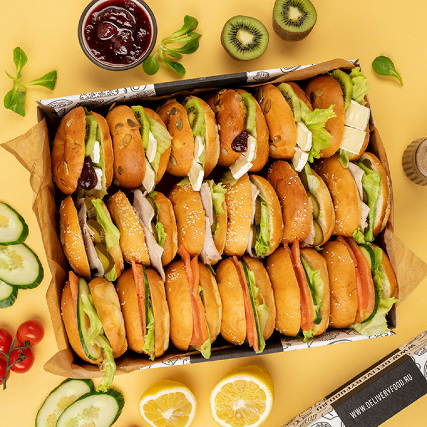 Бокс бейглов премиум #10