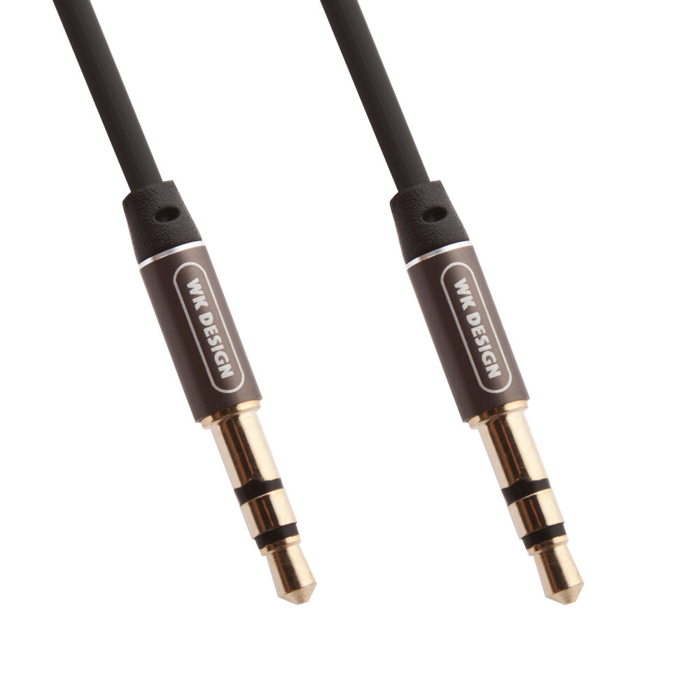Аудиокабель WK MELODY WDC-019 3.5 мм, 1м (черный)