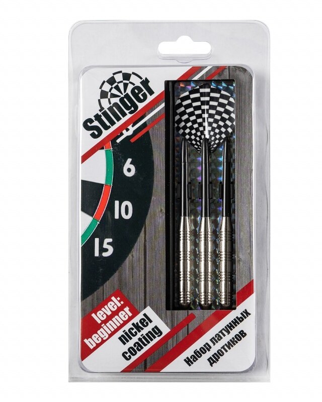 Дротики Для Дартса Stinger Уровень Любительский 3Шт. 23Г