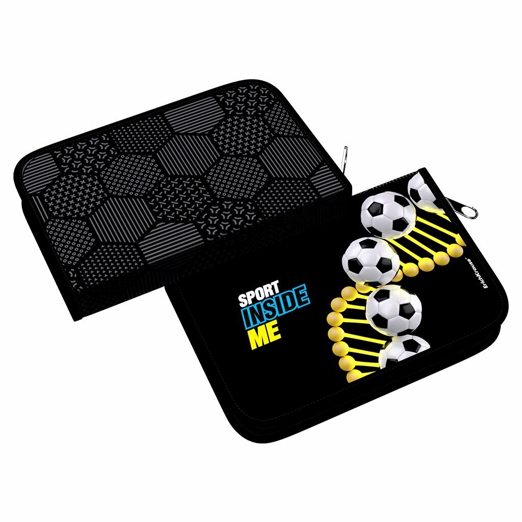 Пенал школьный 1 отделение Erich Krause 135x205x30мм Sport DNA