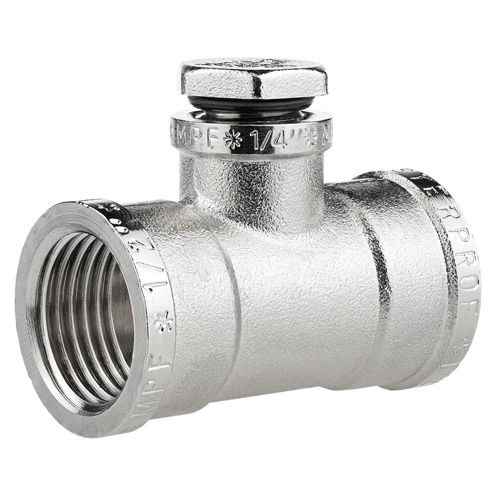 Тройник под манометр MPF 1/2" х 1/4" х 1/2", в/в/в, ИС.072797