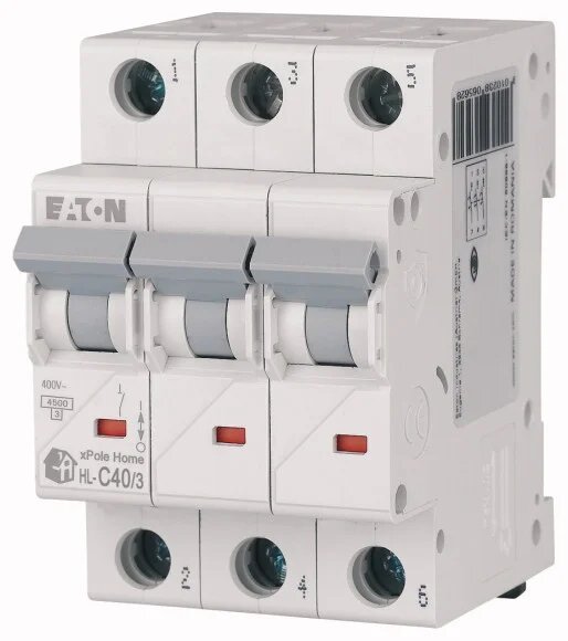 Выключатель автоматический Eaton HL-C403 3P 40A C 4.5кA 3M 194795