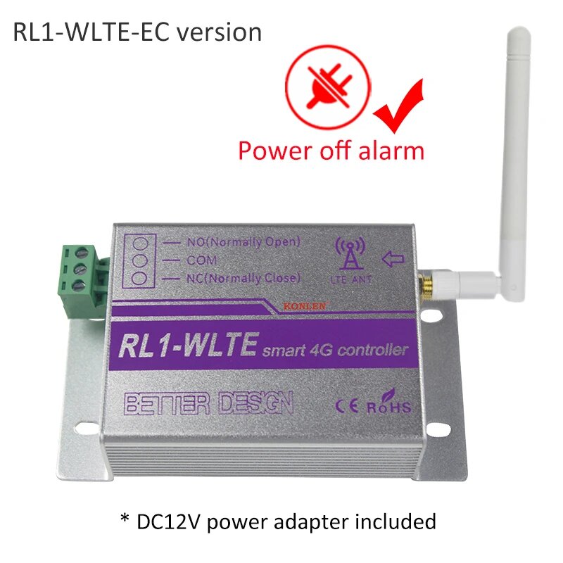 KONLEN KL-RL1-WLTE-EU/EC GSM 4G Умный контроллер With Power off alarm