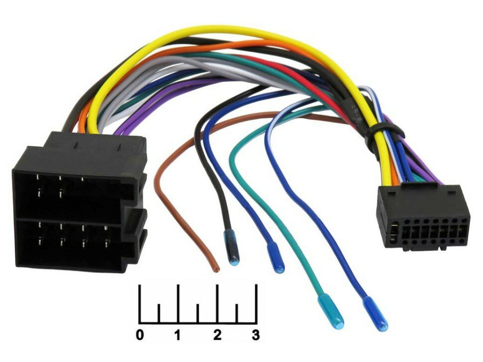 Переходник для китайских автомагнитол android/ISO16шт (5pin)