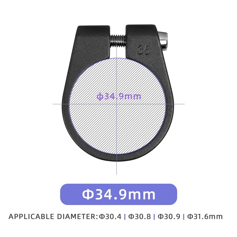 Зажим подседельного штыря TOSEEK 34.9mm
