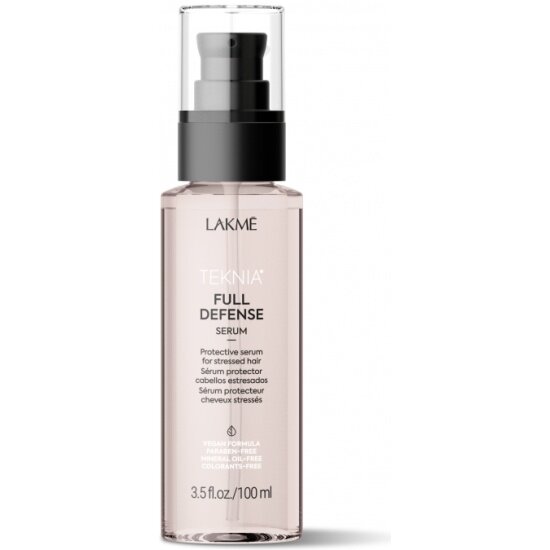 Сыворотка для волос Lakme Teknia Full Defense Serum Комплексная защита, 100 мл