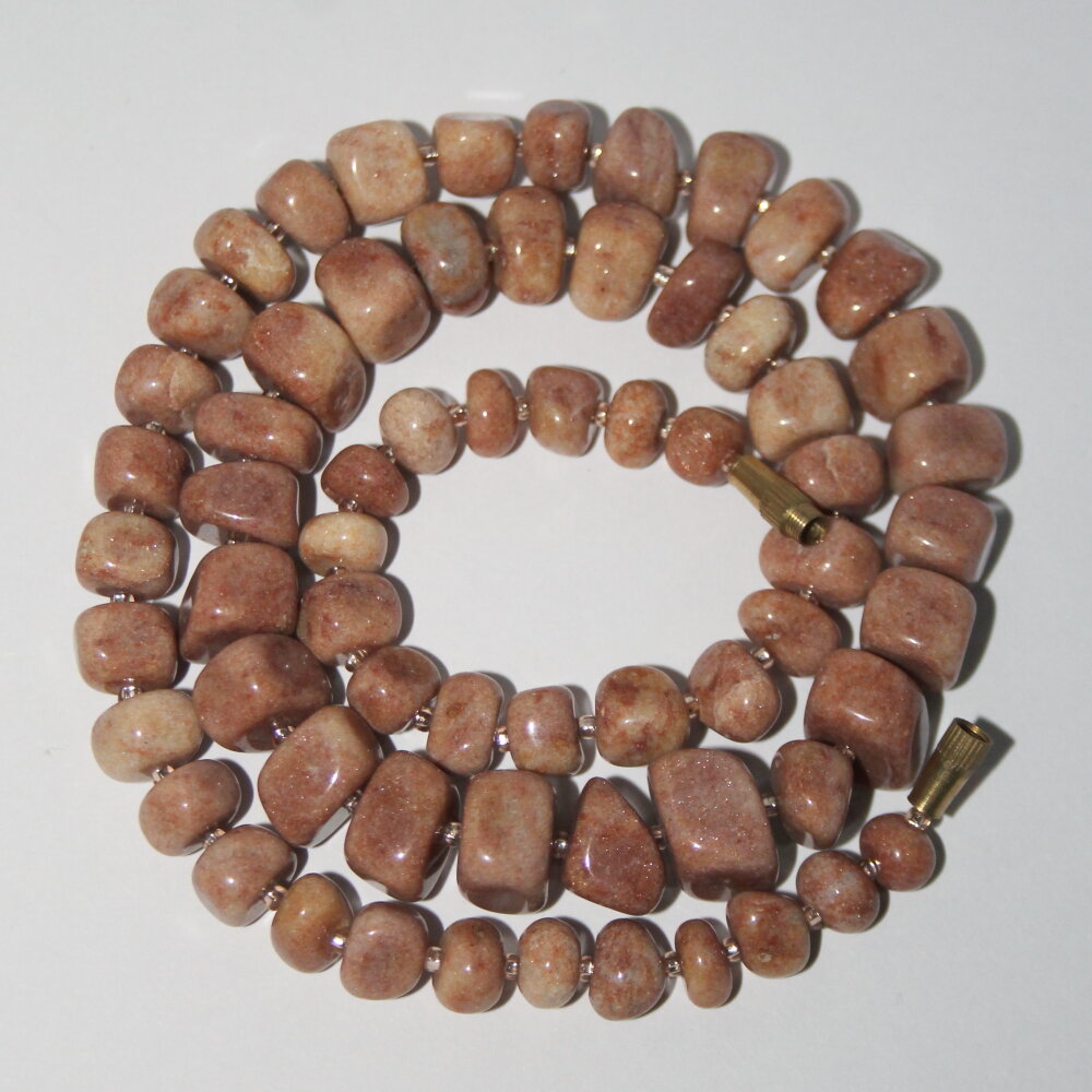 Бусы True Stones, авантюрин