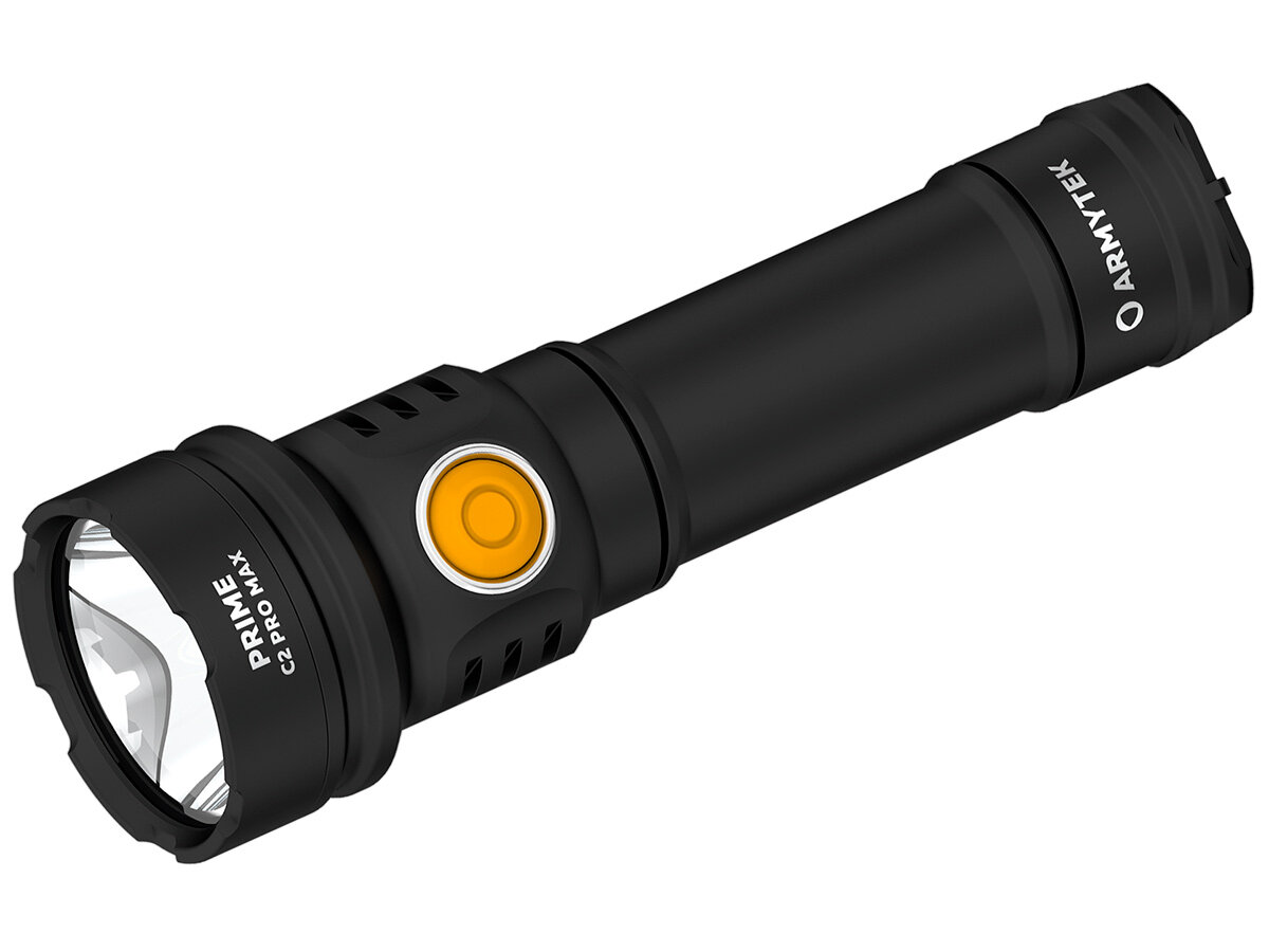 Фонарь Armytek Prime C2 Pro Max, холодный свет, ремешок, чехол, аккумулятор (F08601C)