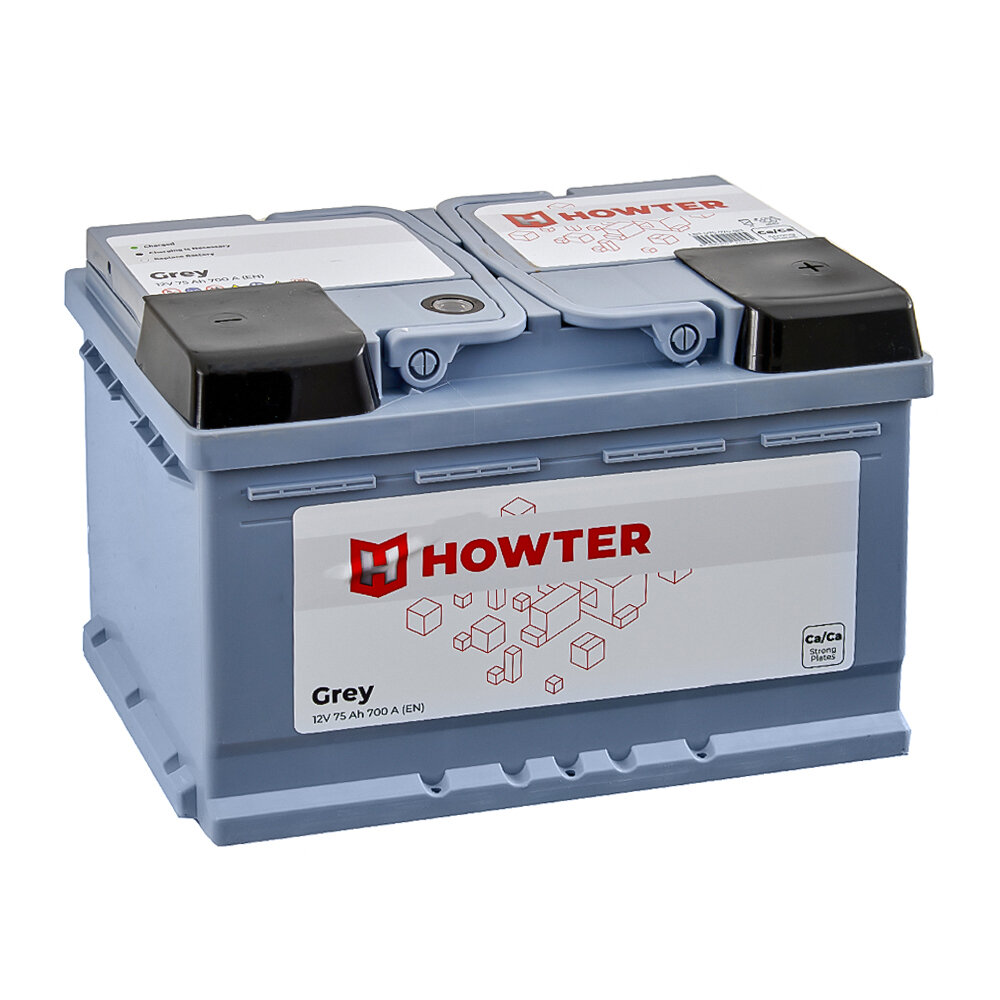 Аккумулятор HOWTER HT GREY 75 Ач 700А О/П LB3 075 070 013