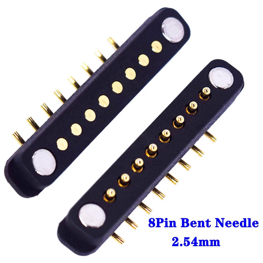 8Pin черный разъем Pogo Pin 2.54mm
