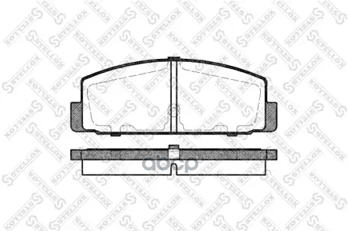 Колодки дисковые задн! с антискр. пл Faw, Mazda 323 1.4-2.0/2.0TD 98-03/6 1.8-2.2 02> Stellox арт. 190030BSX
