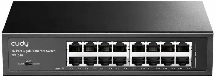 Коммутатор Cudy GS1016 (L2) 16x1Гбит/с неуправляемый