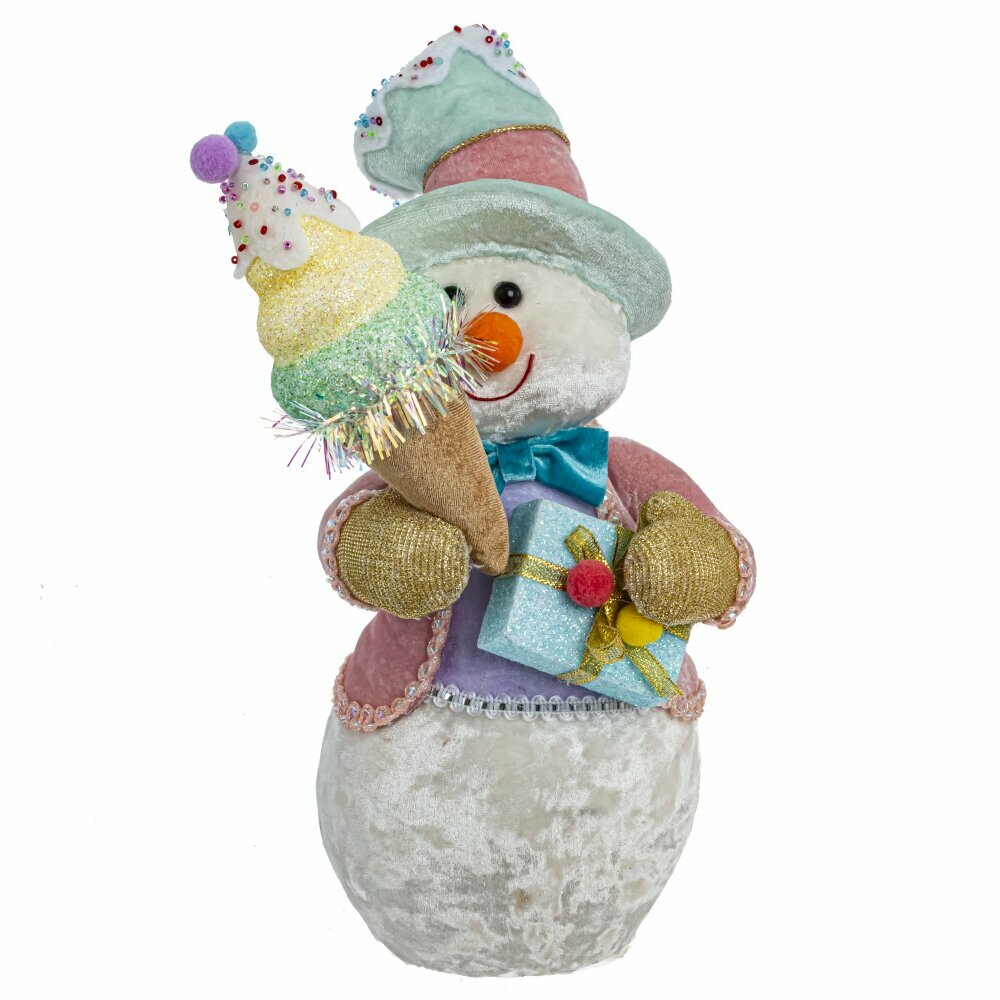 Фигурка Снеговик, 15х16х29 см KSM-806952