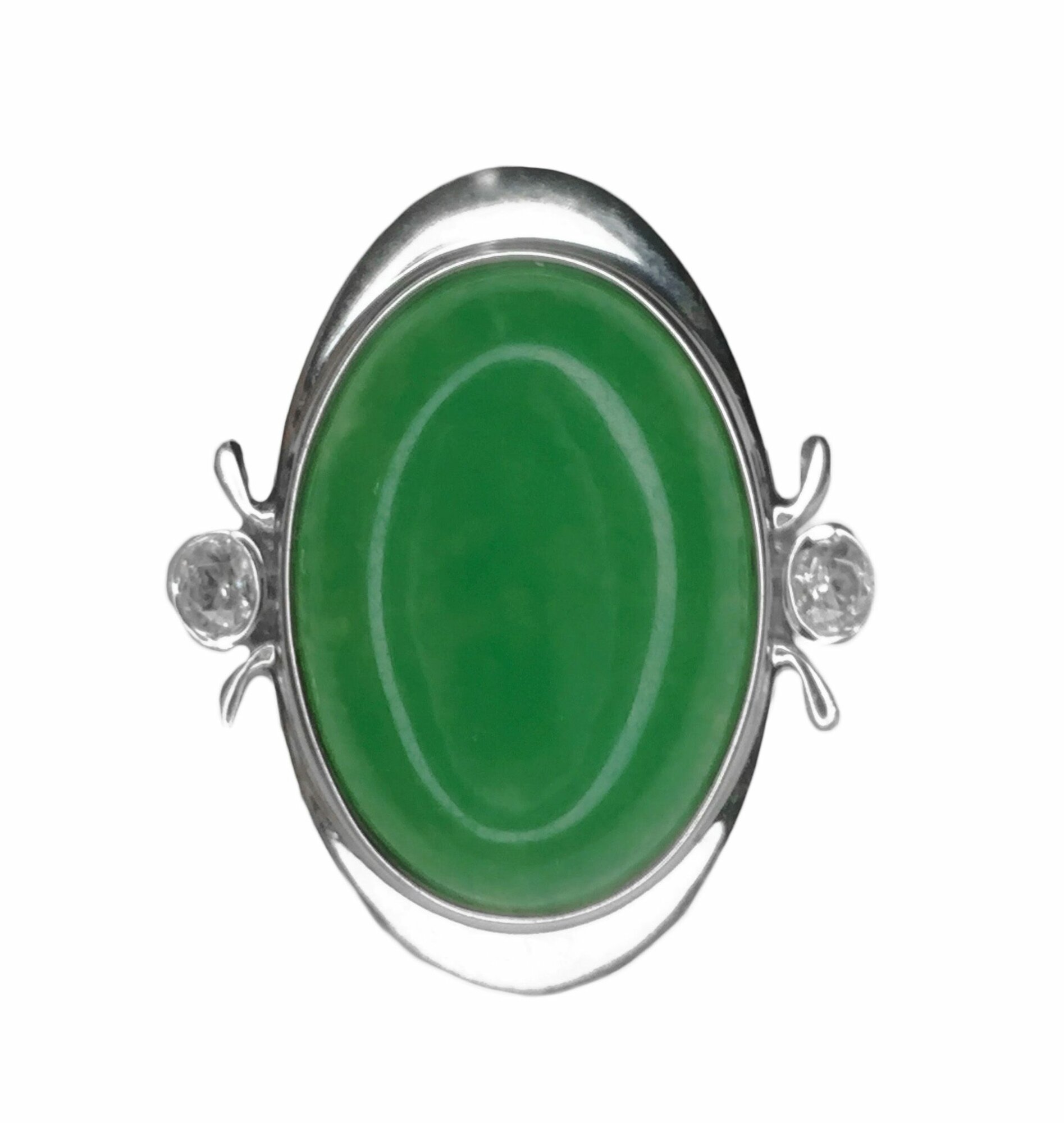 Кольцо тонкое, серебро, 925 проба, родирование, фианит, кошачий глаз