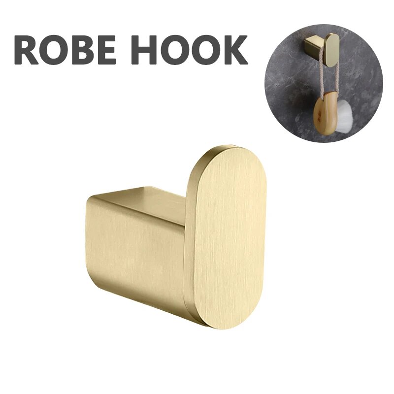 Золотой крючок для халата Robe Hook