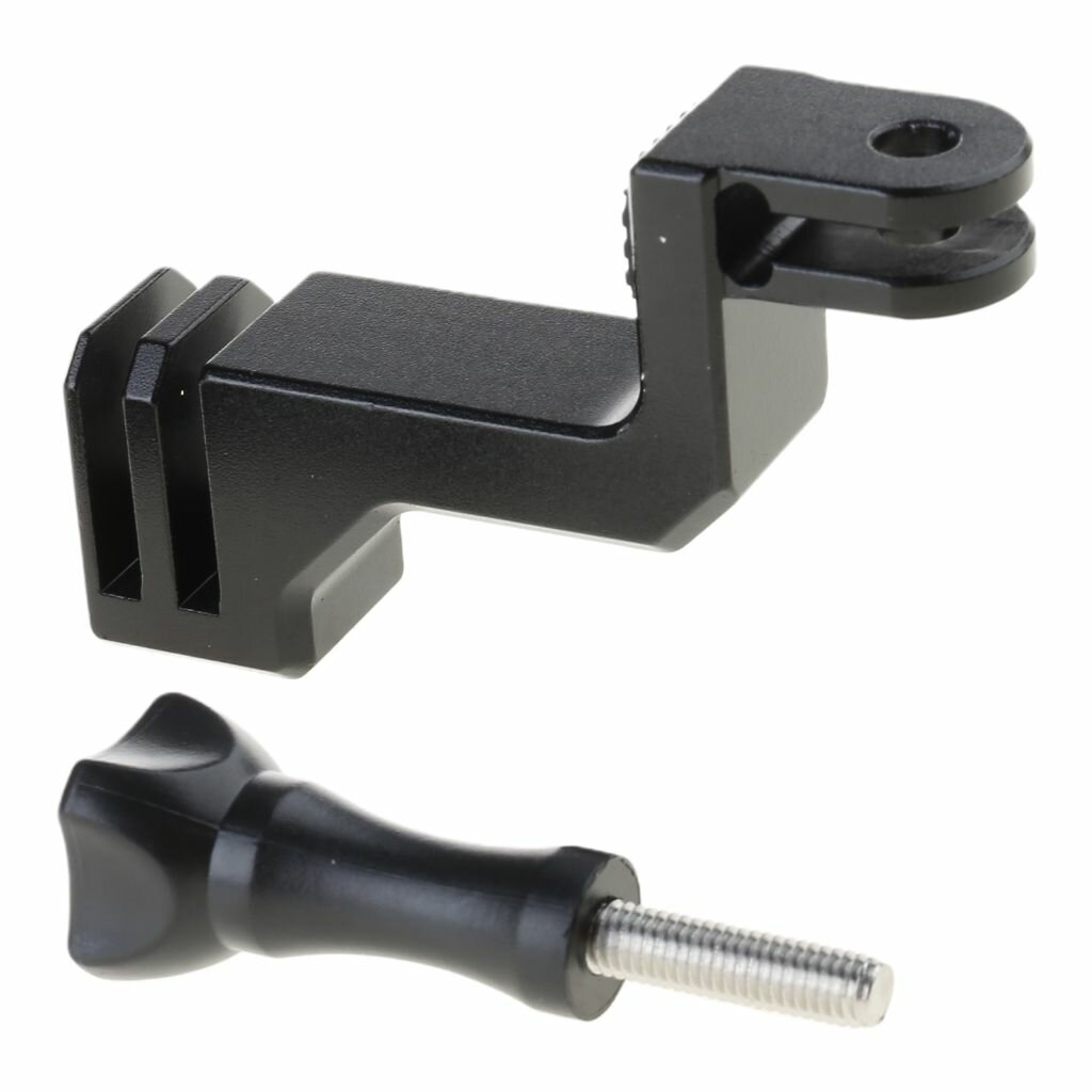 Аудио-Адаптер для вертикальной съемки с центром по центру спортивной камеры Gopro -переходной кронштейн и длинные винты