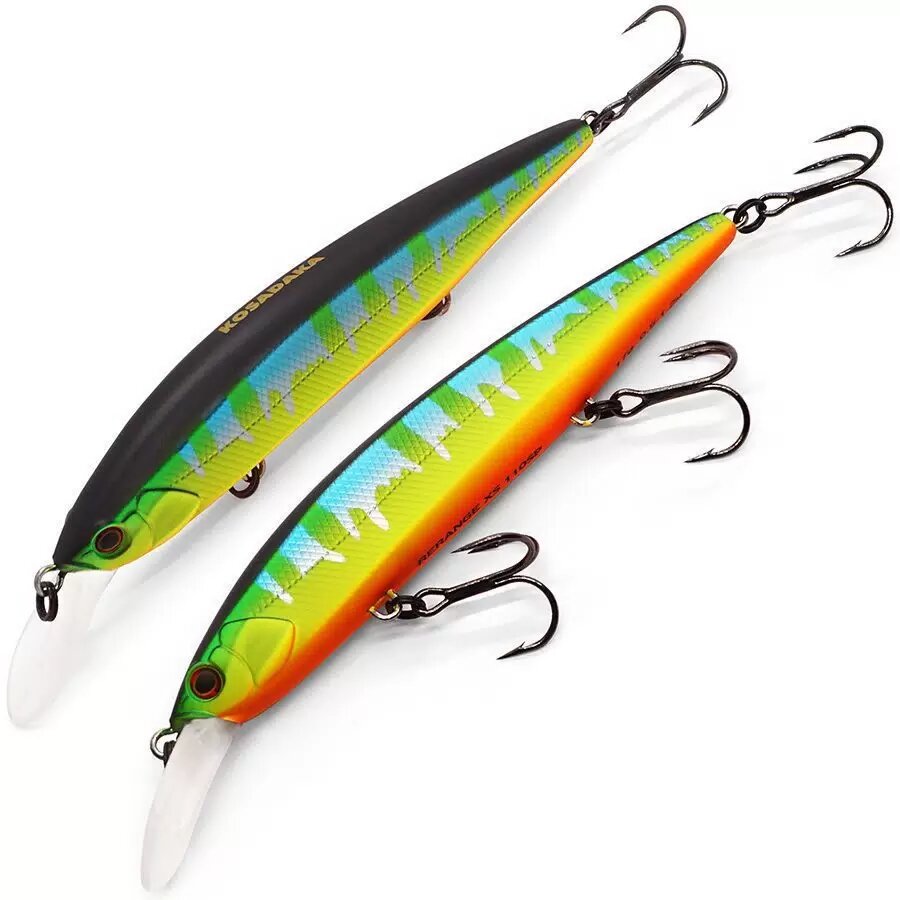 Воблер для рыбалки Kosadaka RERANGE XS 110SP MOT, 110.0 мм, 17.0 г, заглубление 0.5-1.2 м, MOT