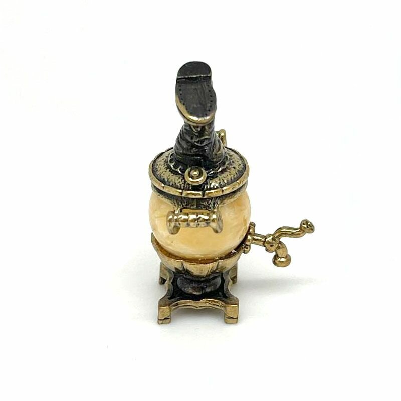 Самовар с сапогом, белый 894-Б