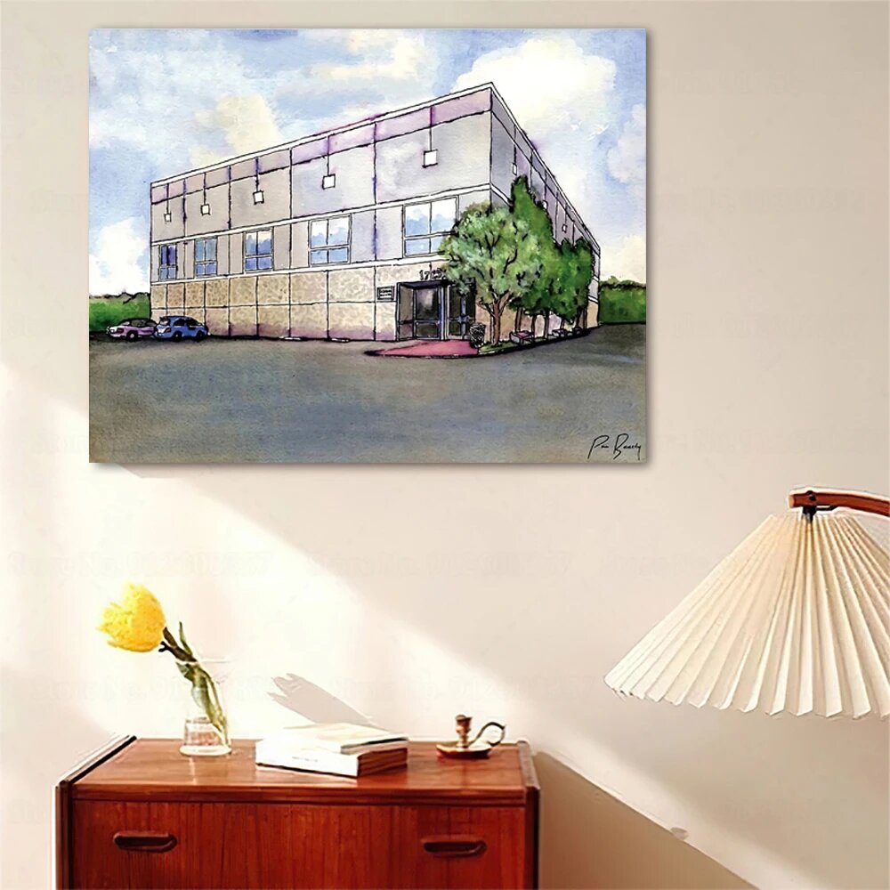 Живопись на холсте "Пэм из офиса" 30x40cm Unframed