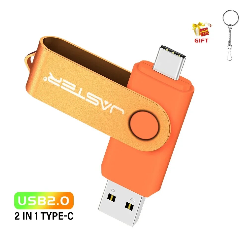 JASTER 32 ГБ USB Type-C флешка, черная — фото 1