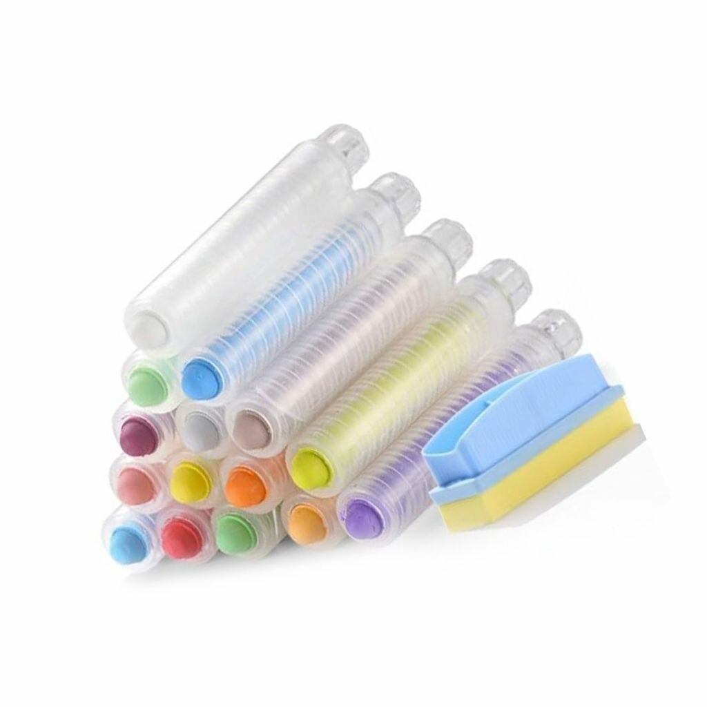 Мел для тротуаров без пыли с держателем