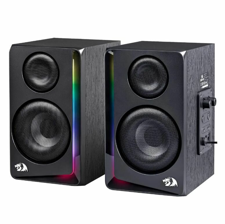 Колонки 2.0 Redragon Andante (70931) черный - 10 Вт, питание - сеть 220 В