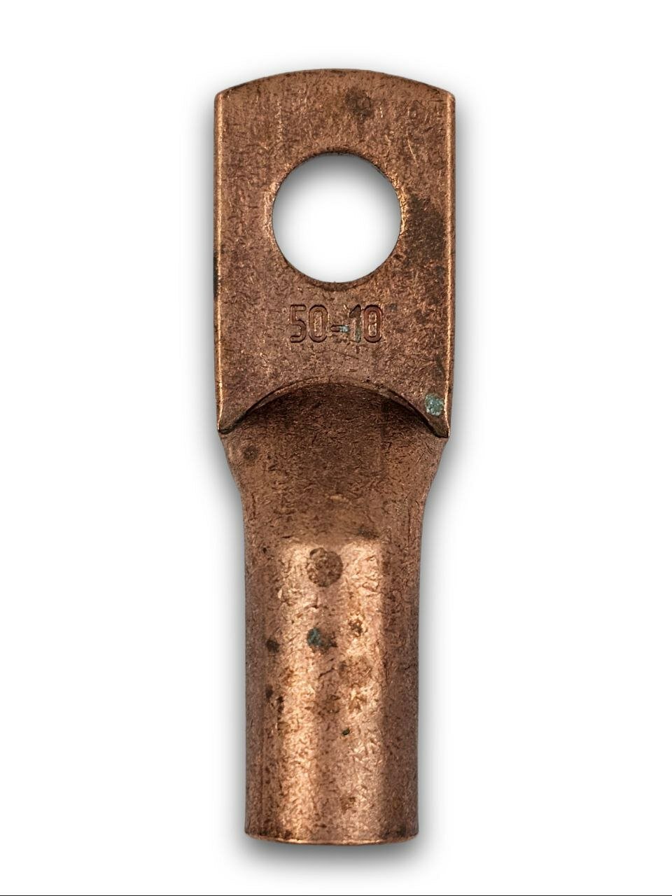 Наконечник медный ТМ 50-10-11 (для кабеля сечением 50мм2 - диаметр отверстия 11мм)