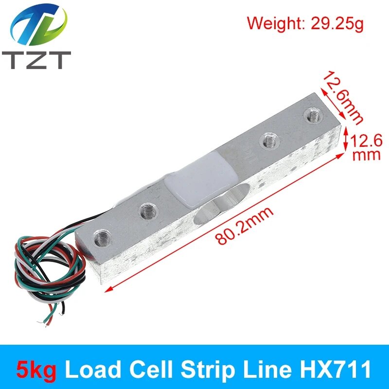 Датчик веса 5KG Strip Line HX711, Model Number: 1PCS