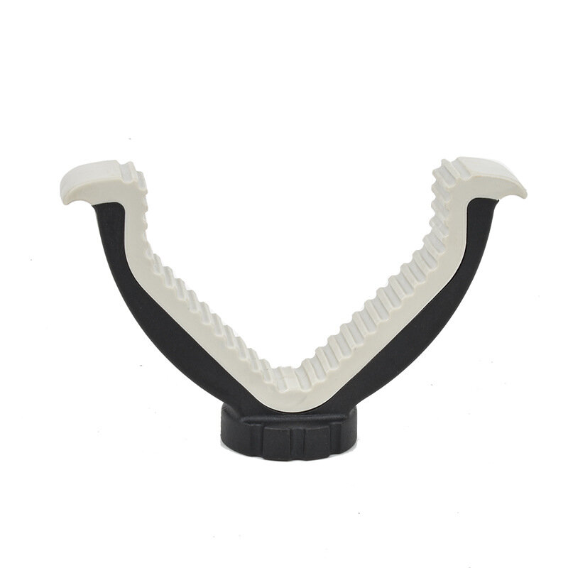 Spot Toy Bracket V-Shaped Pan/Tilt Tripod Universal 1/4 Interface Hunting Chuck Practice Bracket Chuck (Grey)