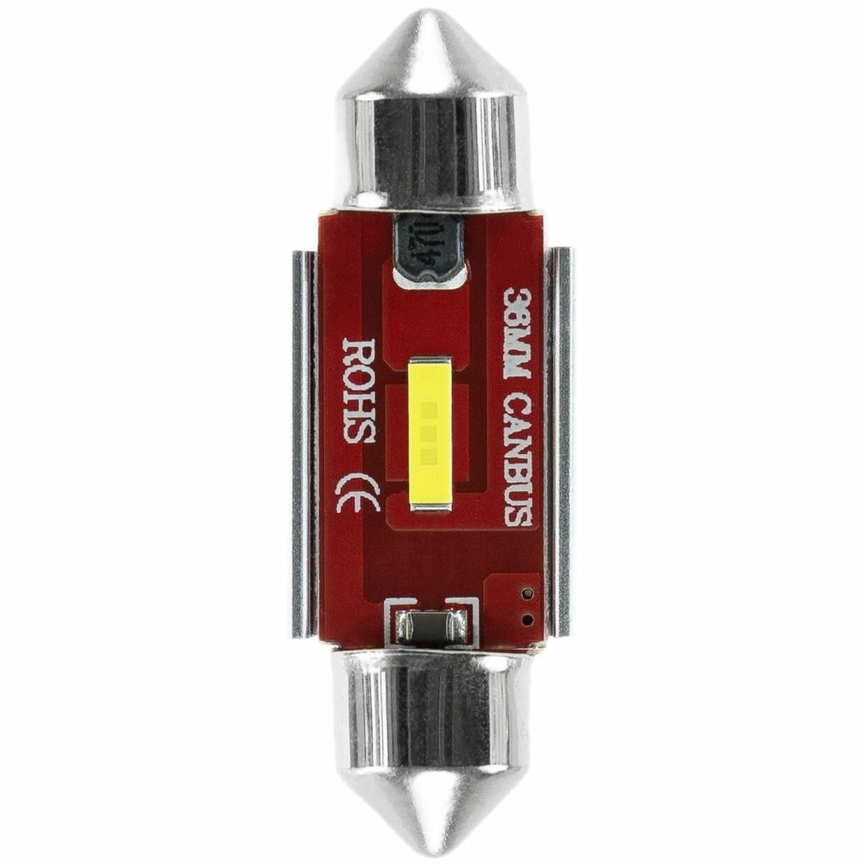 Автомобильная светодиодная лампа MYX-Light C5W CSP 1860 12-24V 3W 36мм Canbus (с обманкой) bipolar 2шт.