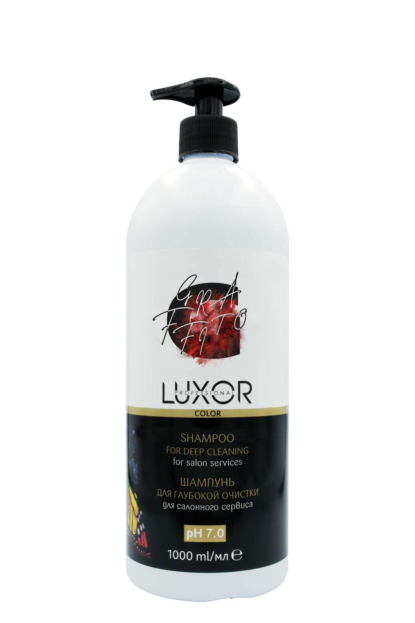 Шампунь для глубокой очистки рН 7,0 LUXOR Professional COLOR -1000 мл