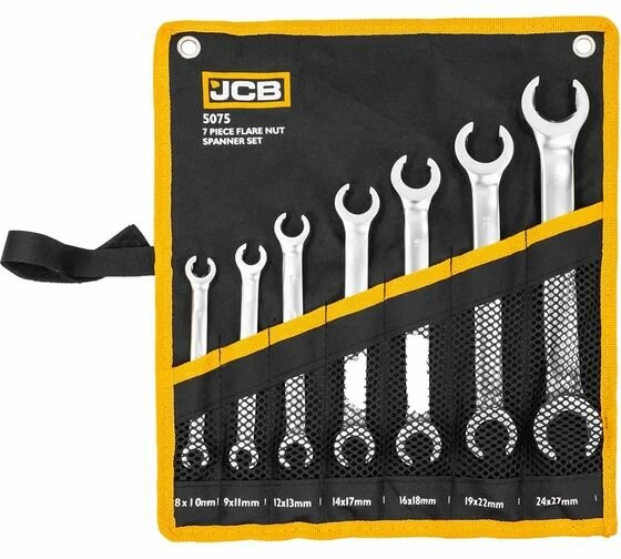 Набор ключей разрезных 7 предметов JCB