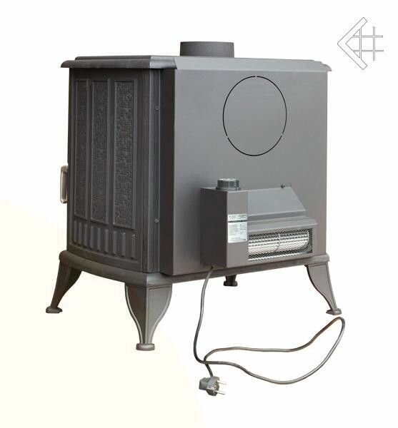 Чугунная печь Kratki Koza/K6 (турбина), Чугун, черный, 57,8x74,8x49 см.