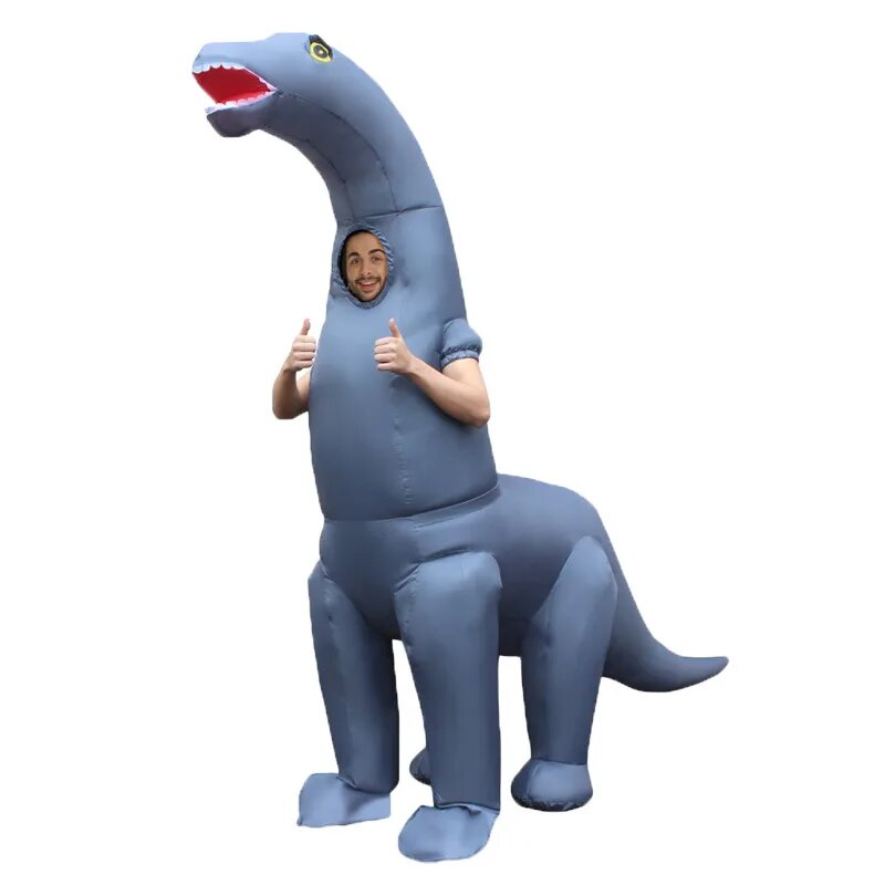 Надувной костюм динозавра Two Color Zebra D