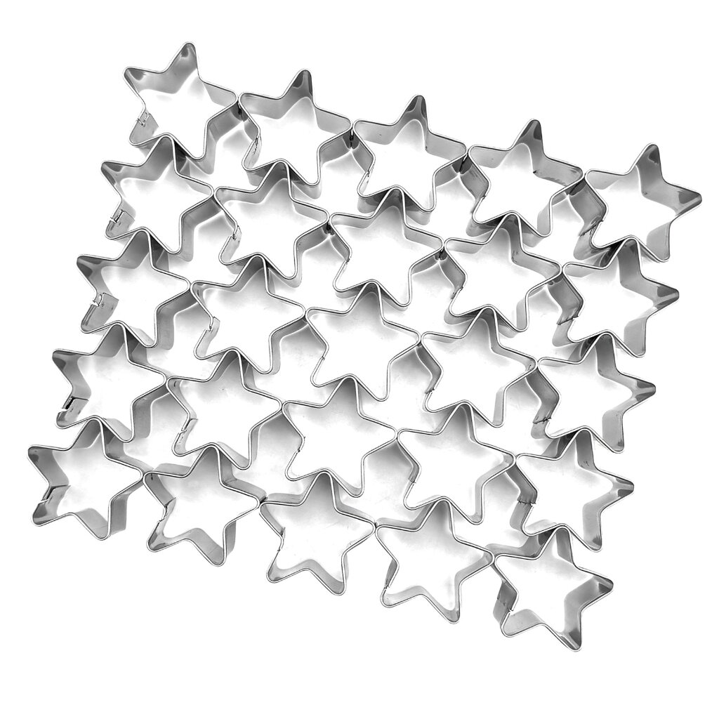 Форма для бисквита с цветами и Любовью из нержавеющей стали-Star