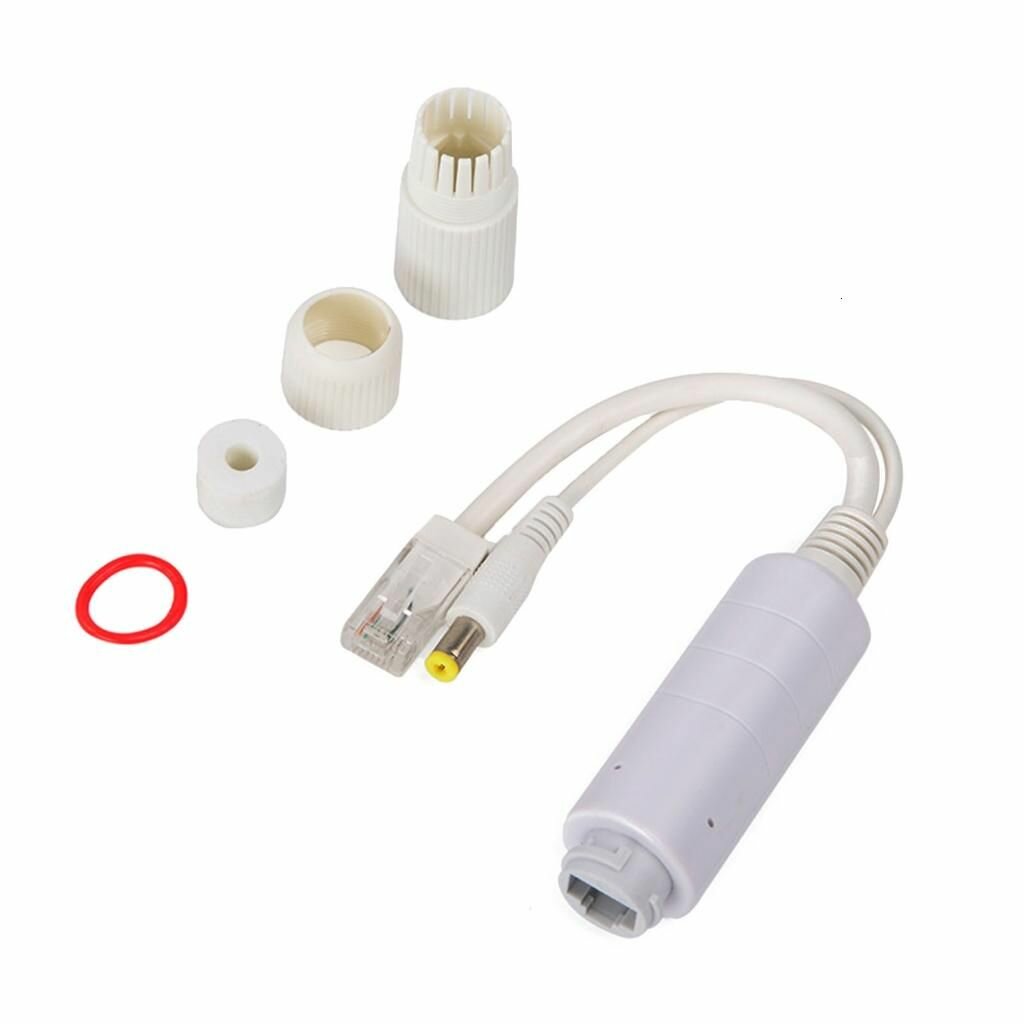 48V-12V PoE-сплиттер для IP-камеры, Белый