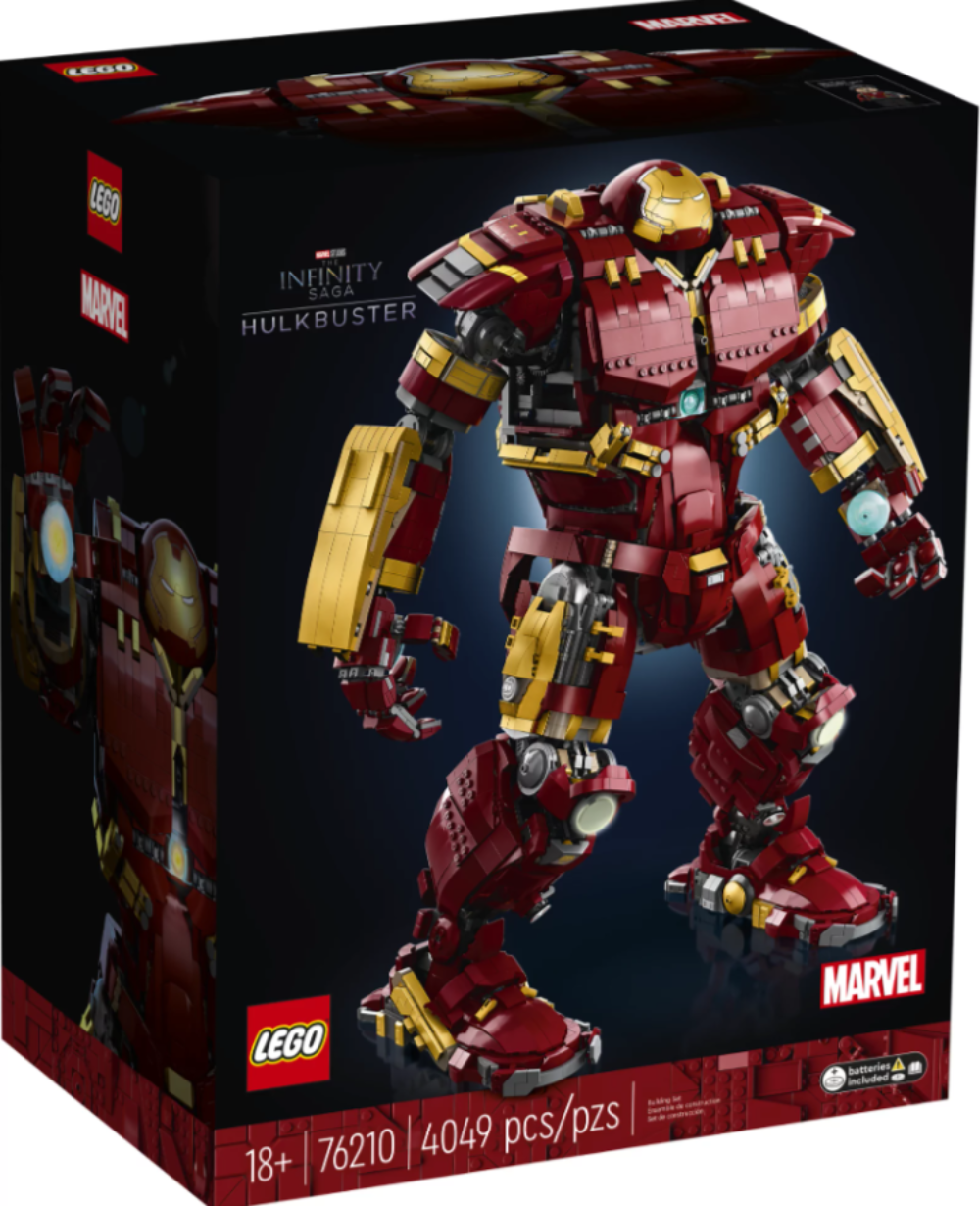Конструктор LEGO Marvel Super Heroes 76210 Hulkbuster- Бой Халкбастера, 4049 дет, 1 минифигурка