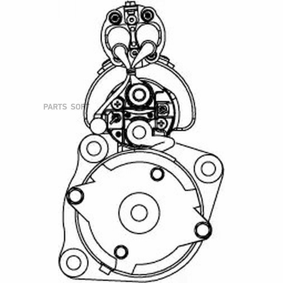 Стартер 24V / 6,0kW, CUMMINS, КАМАЗ (аналог 4929600, 3968130, 4948058, 4983774) от официального дистрибьютора, PRESTOLITE-ELECTRIC, артикул M93R3002SE