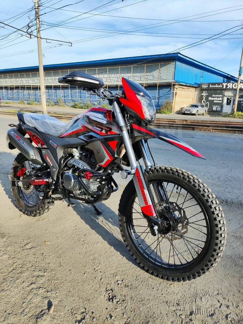 Мотоцикл Racer RC300-GY8V XSR_красный ( с ПТС в заводской упаковке)