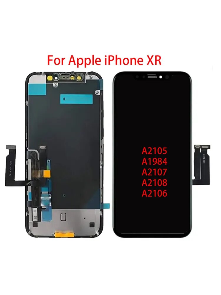 In-cell Дисплей на Iphone XR в сборе с тачскрином Черны