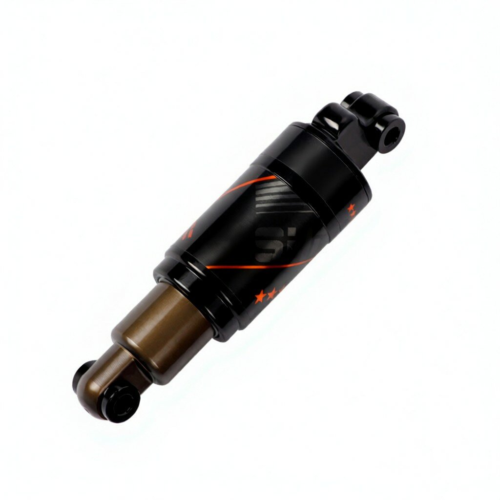 Амортизатор подвески задний для горных велосипедов Oil Aluminium Alloy MTB с набором винтов 150mm(5.9')x43mm черный Type 1 Type 2 Type 3 Type 4 Type 5 Type 6