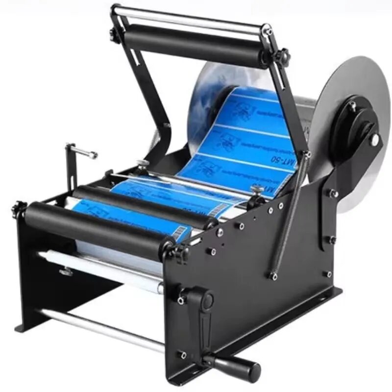 Ручная этикетировочная машина для круглых бутылок с прижимной планкой MT-50