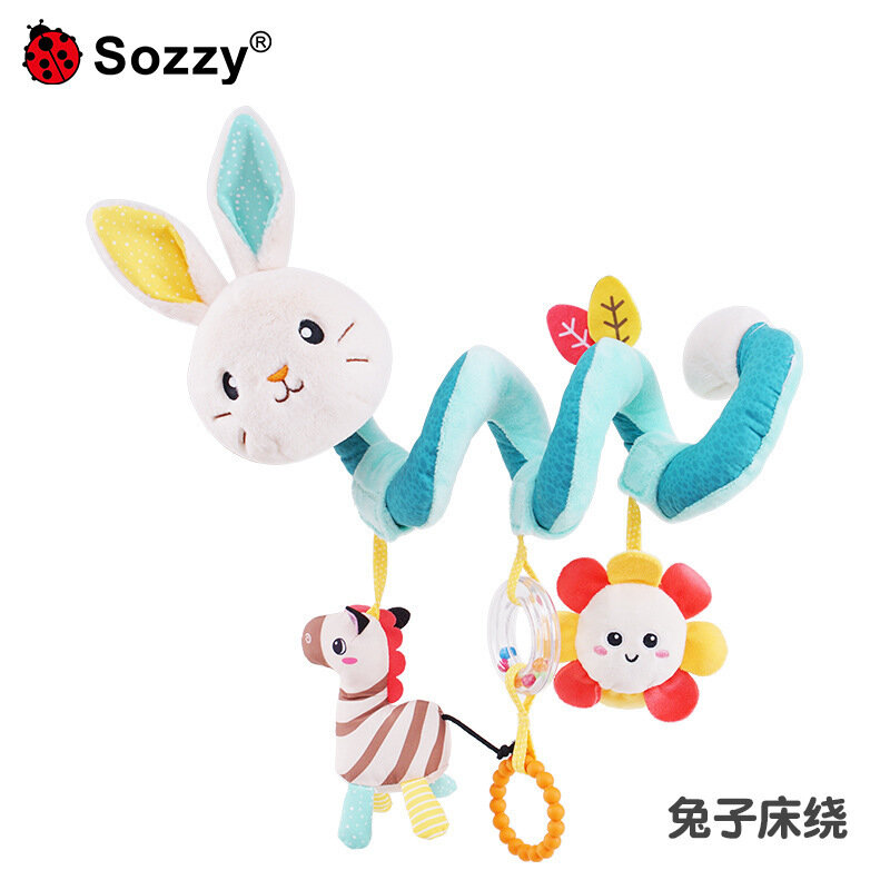 Подвеска для коляски Sozzy Baby, кроватка для детей 0-1 года, подвесная игрушка для тренировки фокуса, оптовая продажа