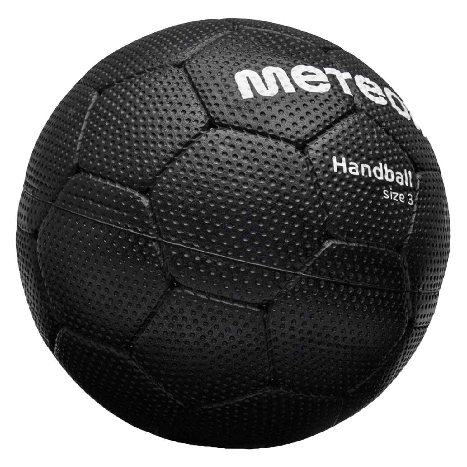 Гандбольный мяч Decathlon Magnum-3, 100% резина, черный, любительский уровень