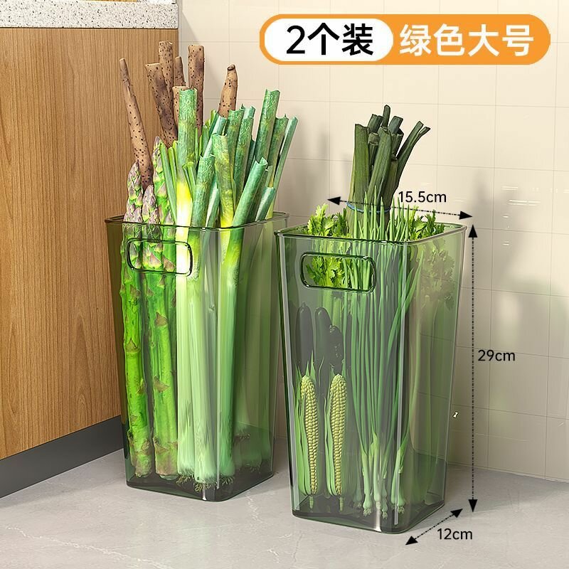 Контейнер для хранения лука, имбиря и чеснока, прозрачный, большой емкости, органайзер, трубка для хранения, артефакт для кухни