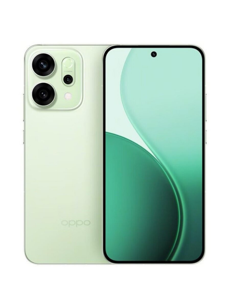 Смартфон OPPO Reno 14 5G 16/512 ГБ Зелёный MediaTek Dimensity 8350