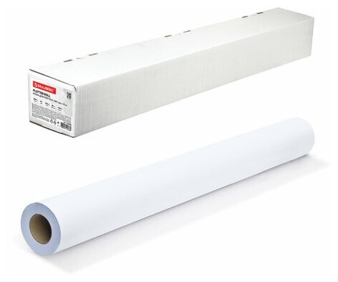 Рулон для плоттера, 1067 мм х 45 м х втулка 50.8 мм, 80 г/м2, белизна CIE 146%, BRAUBERG