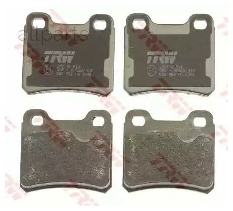 TRW GDB952 GDB952 FDB586=282 10=571407B ! колодки дисковые з.\ Opel Vectra A 2.0i 16V/2.5 <95