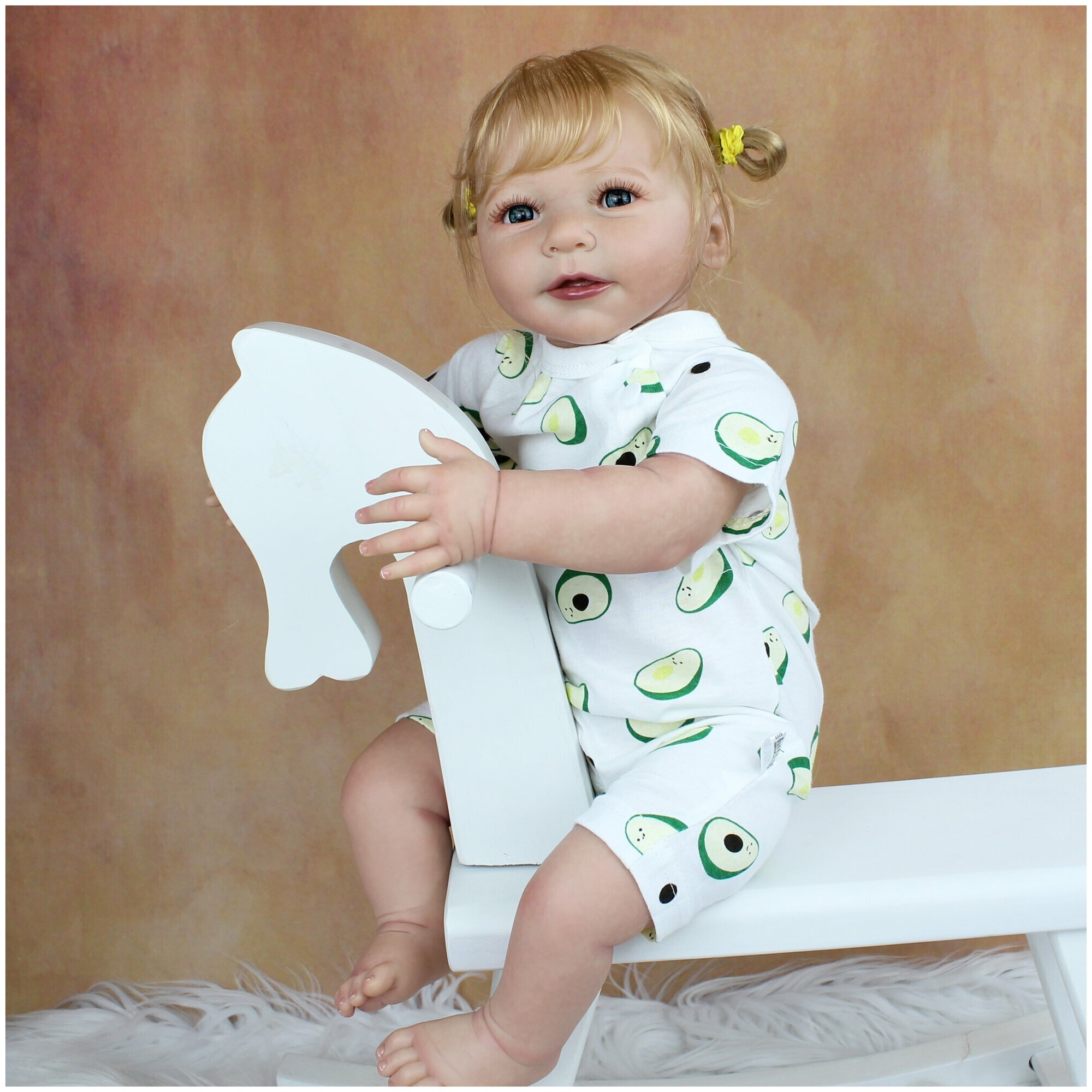 Кукла реборн 55 см, 3D краска, мягкая силиконовая игрушка для маленьких девочек, реалистичная, 22-дюймовая принцесса