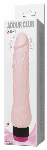 Телесный вибратор Adour Club Fresh - 22 см.